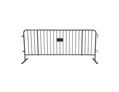 Black Economy Steel Barricade | Powder Coated | 8.5ft