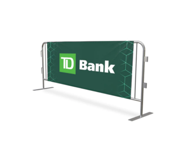 Custom Throw Over Barricade Cover | Fully Custom Printing